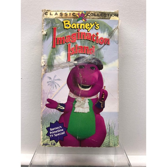 Barney's Home Video | Media | 2 Barney Vhs Tapes Barneys Imagination ...